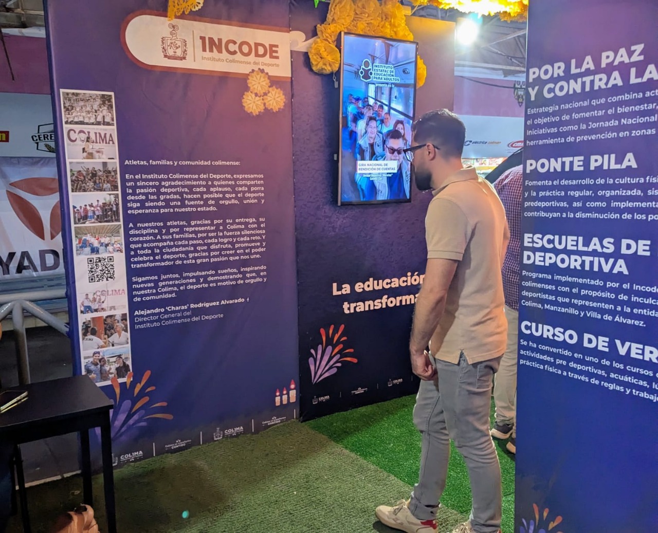 Incode tiene módulo en la Feria de Colima, dentro del Pabellón de ...
